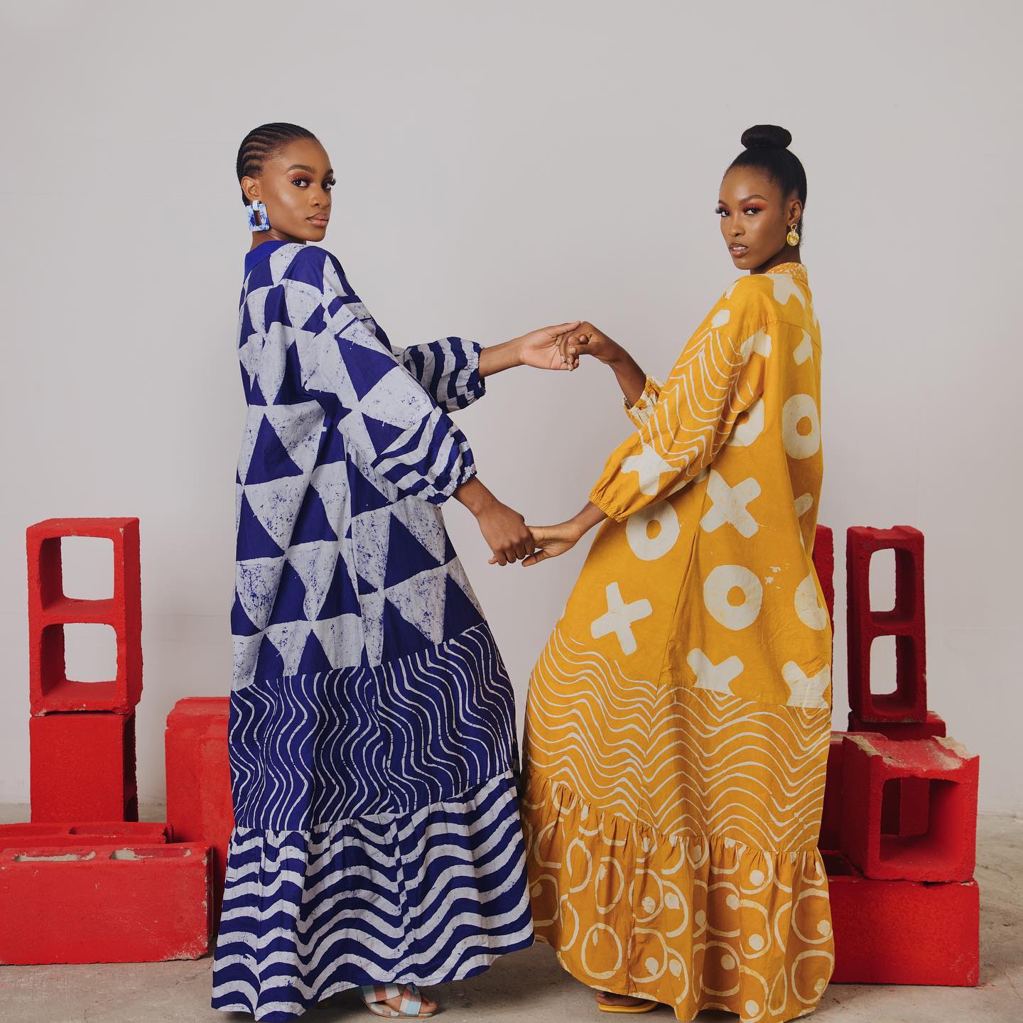 Dye Lab X Anya Hindmarch exclusive capsule kaftan collection